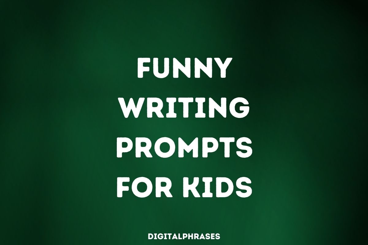 22 Funny Writing Prompts For Kids