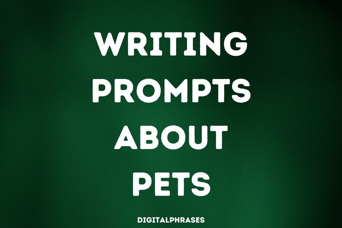 25 Writing Prompts About Pets