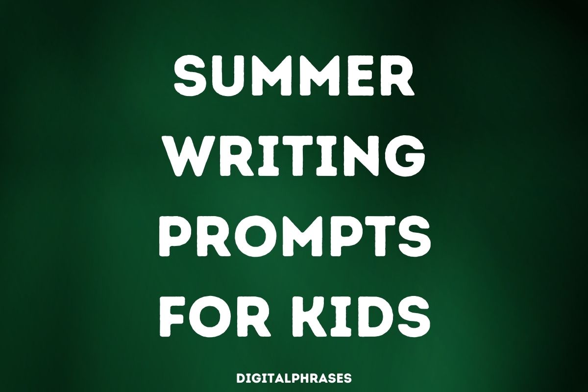 23 Summer Writing Prompts for Kids