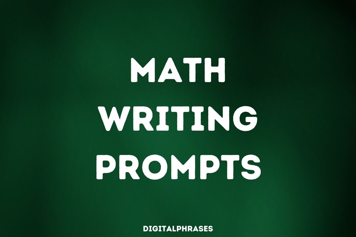 32 Math Writing Prompts