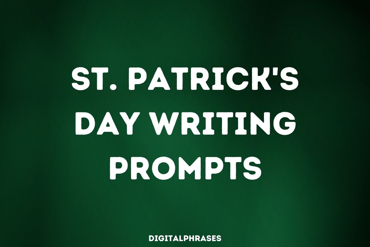 25 St. Patrick's Day Writing Prompts