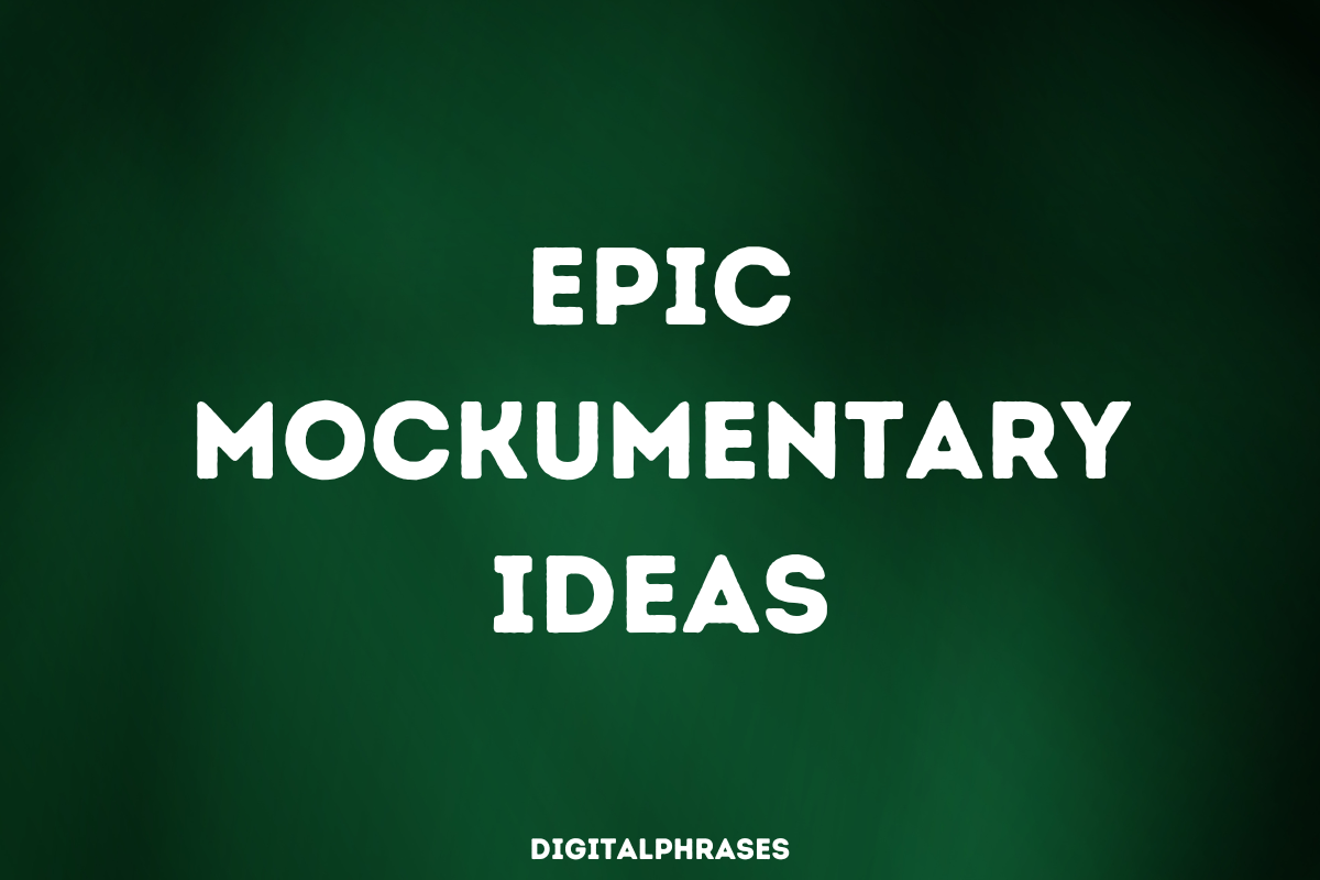 32 Epic Mockumentary Ideas