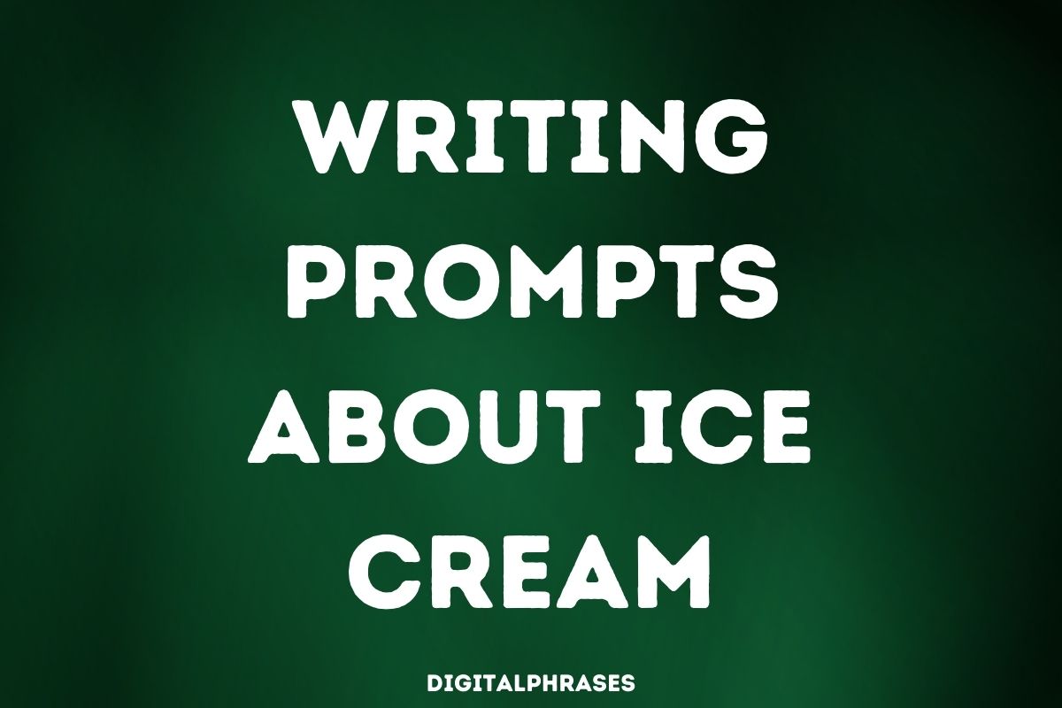32 Writing Prompts About Ice Cream