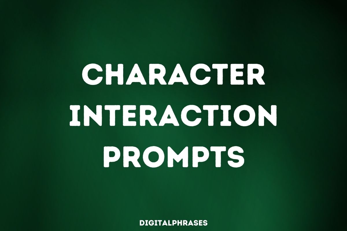 24 Character Interaction Prompts