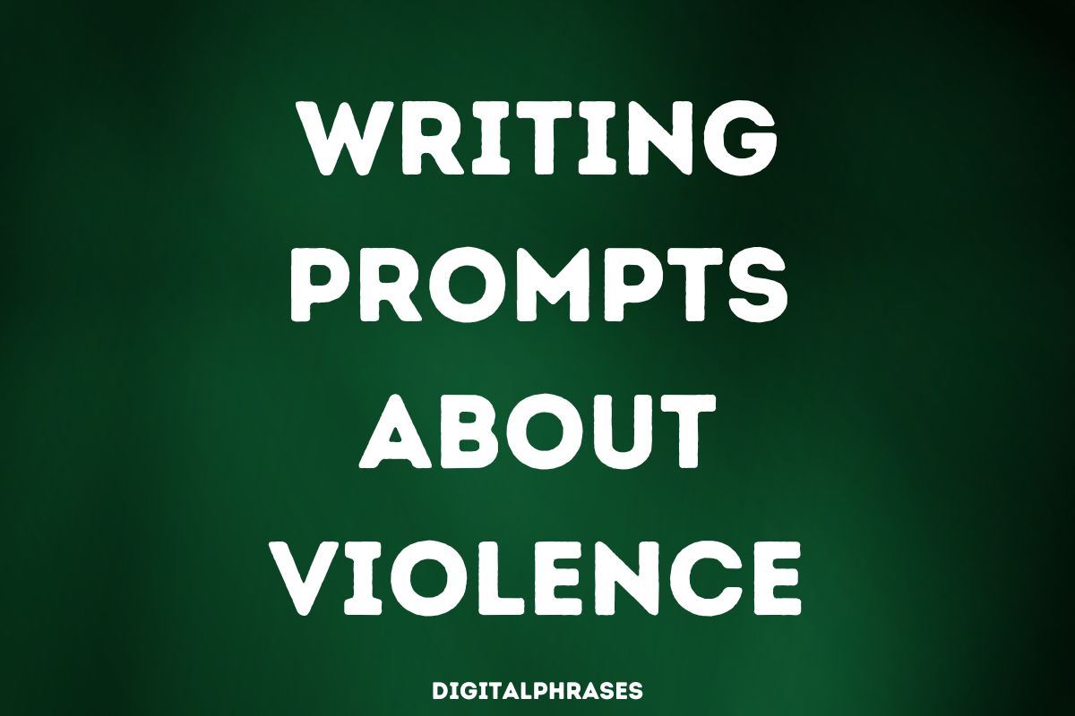 24 Writing Prompts About Violence