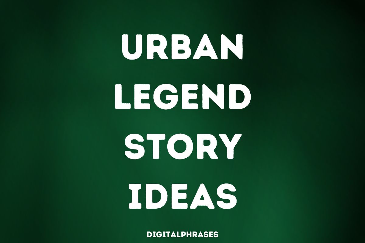 32 Urban Legend Story Ideas and Prompts