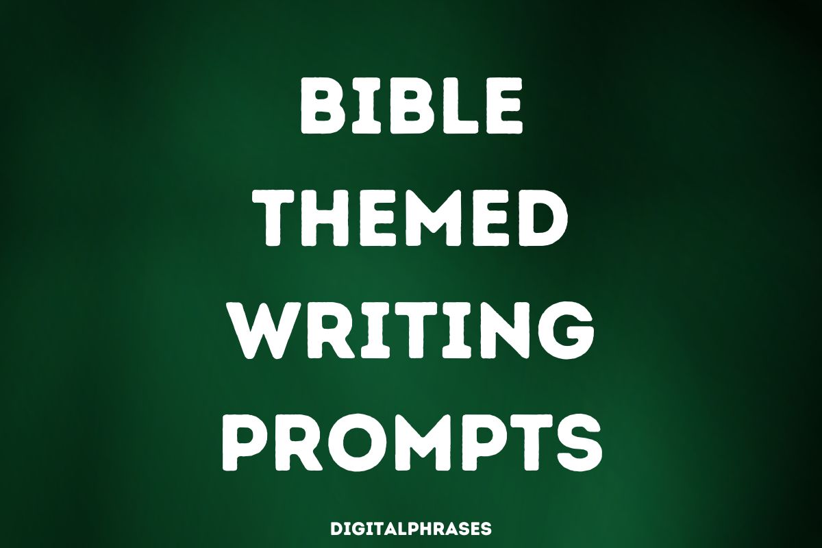 32 Bible-Themed Writing Prompts