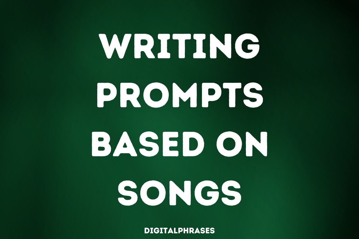 40 Writing Prompts Based on Songs