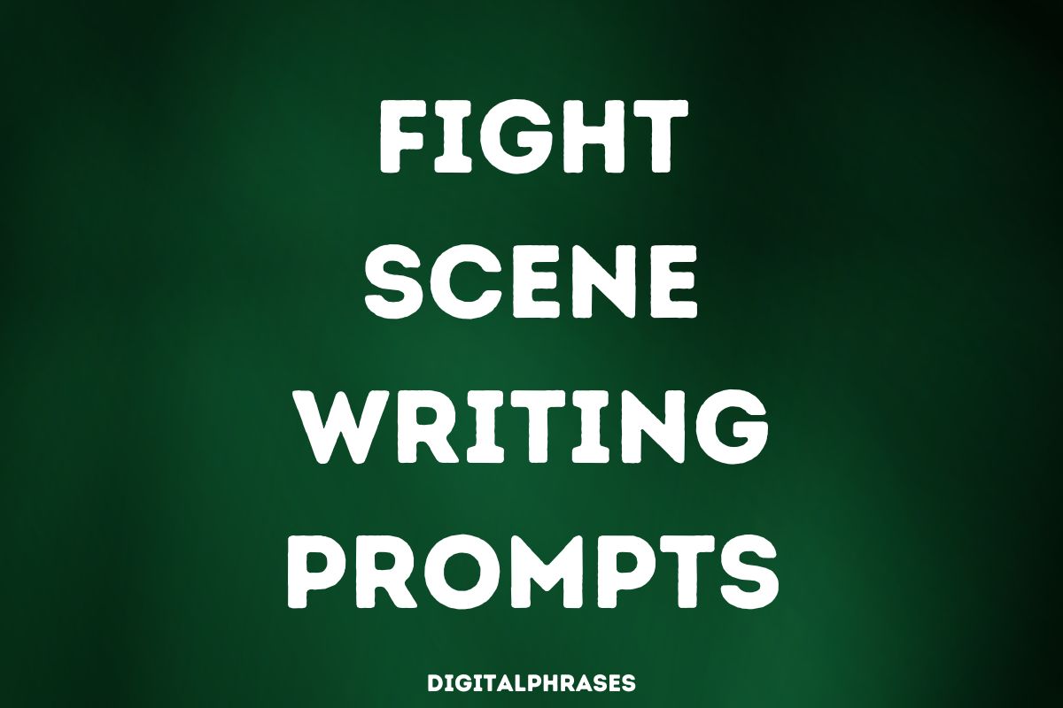 32 Fight Scene Writing Prompts