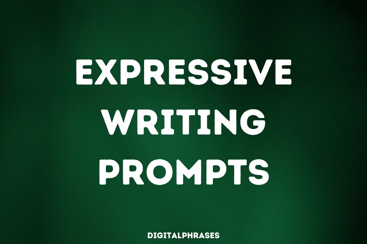 32 Expressive Writing Prompts