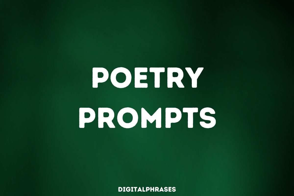 50 Poetry Prompts