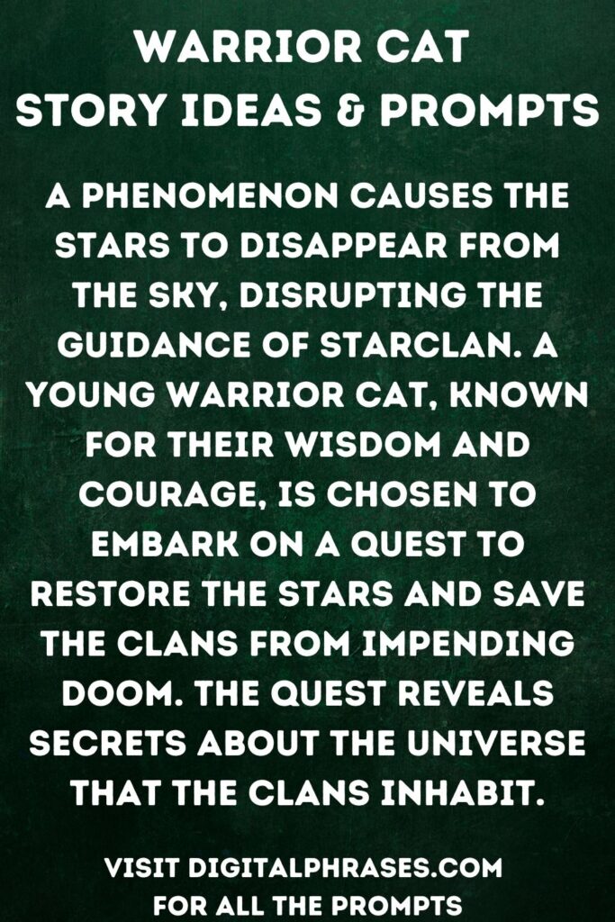 30 Warrior Cats Story Ideas and Writing Prompts