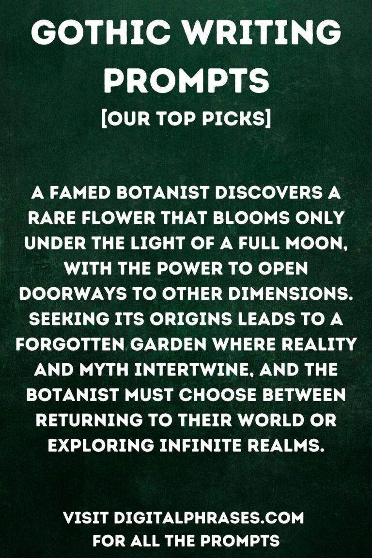 36 Gothic Writing Prompts and Story Ideas