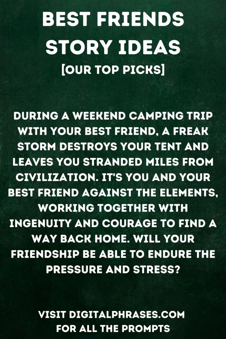 30 Best Friends Writing Prompts and Story Ideas