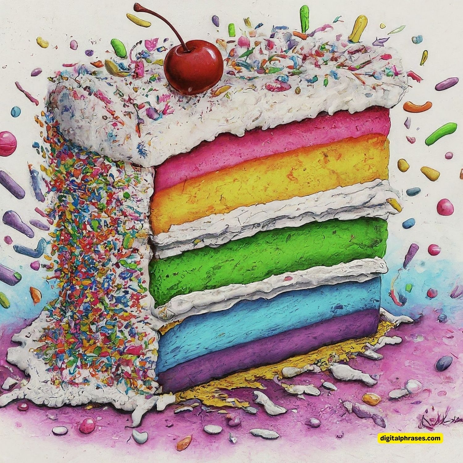 74 Cake and Cupcake Drawing Ideas