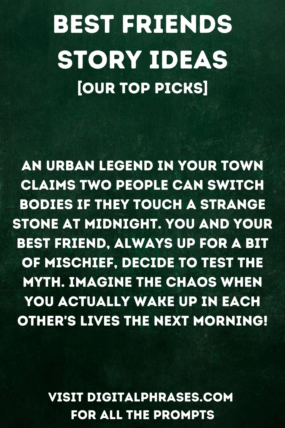 30 Best Friends Writing Prompts and Story Ideas