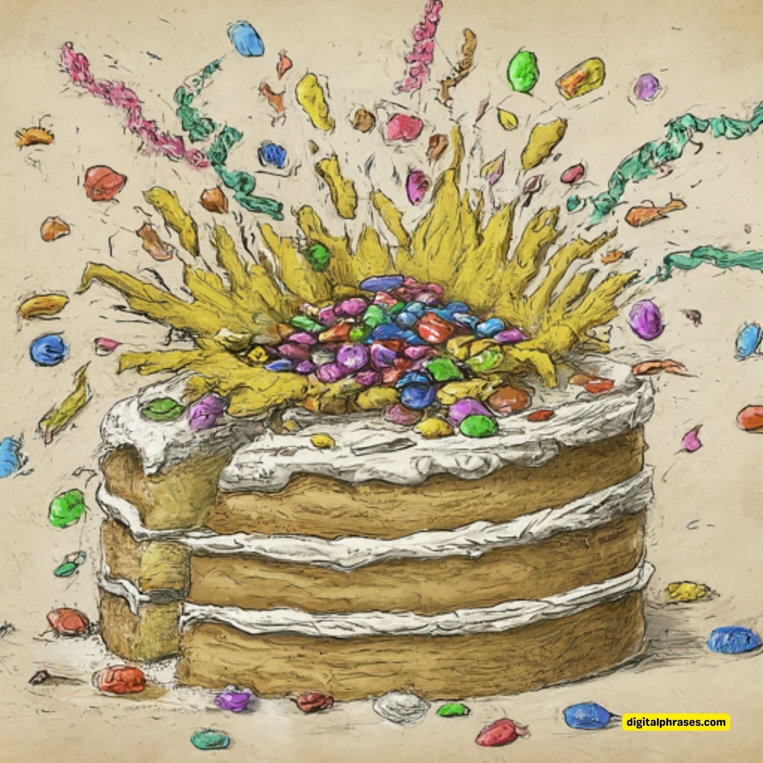 74 Cake and Cupcake Drawing Ideas