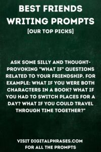 30 Best Friends Writing Prompts and Story Ideas