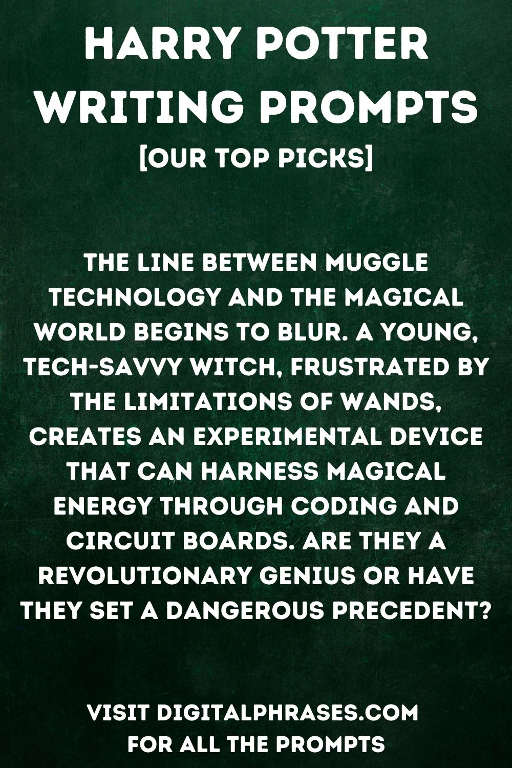 40 Creative Harry Potter Writing Prompts