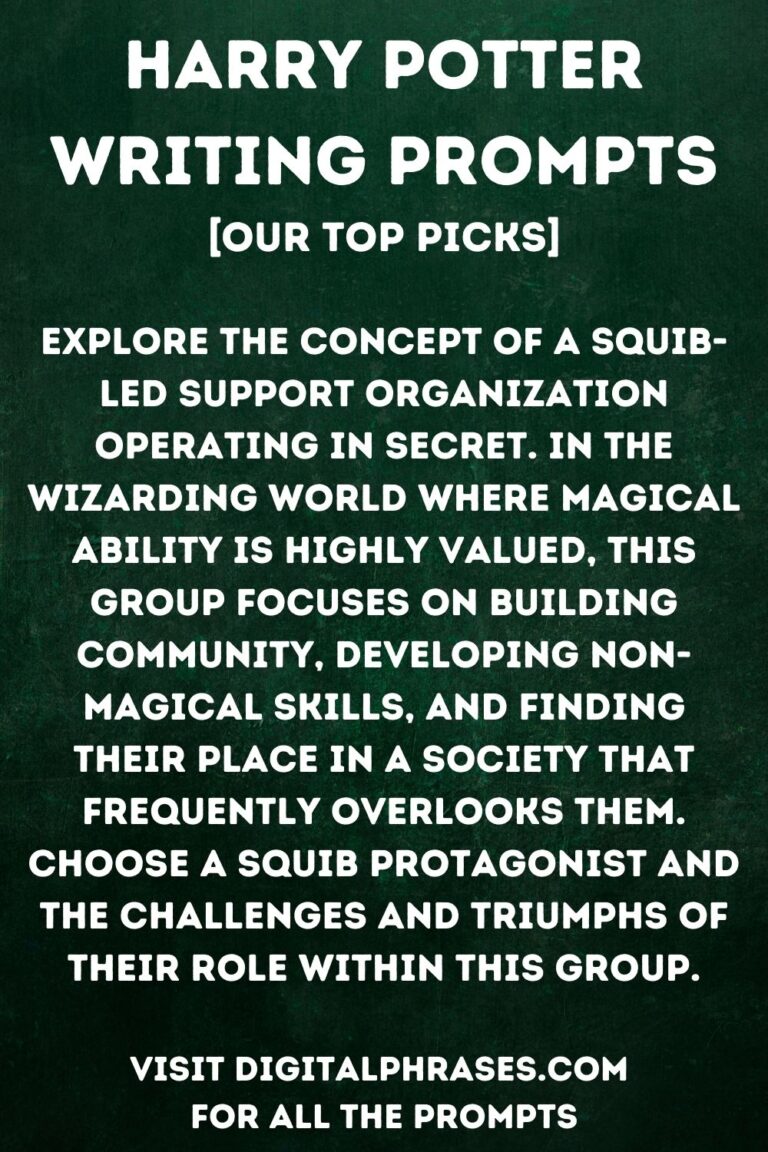 40 Creative Harry Potter Writing Prompts