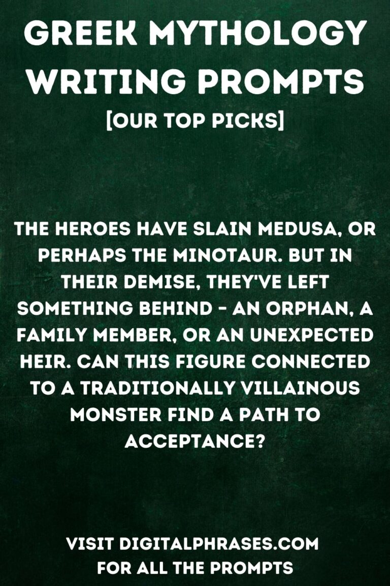 29 Writing Prompts about Greek Mythology