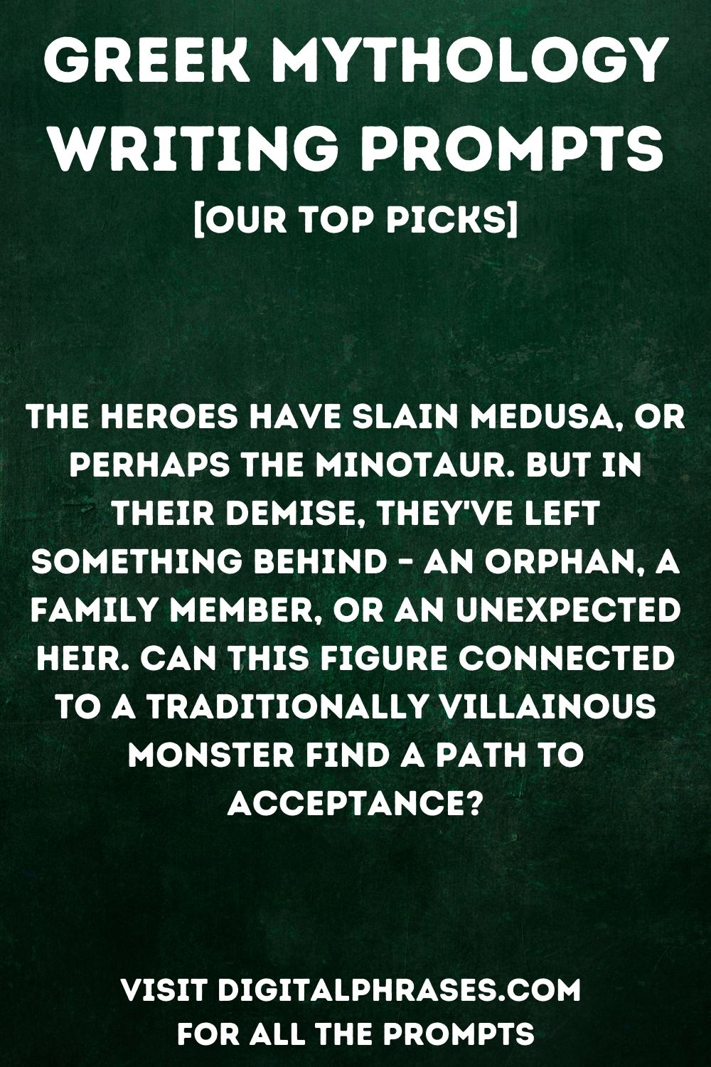 29 Writing Prompts about Greek Mythology