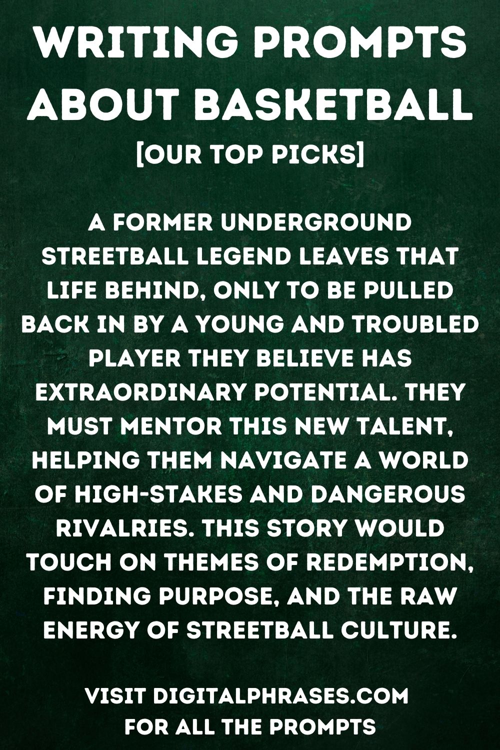 24 Writing Prompts About Basketball