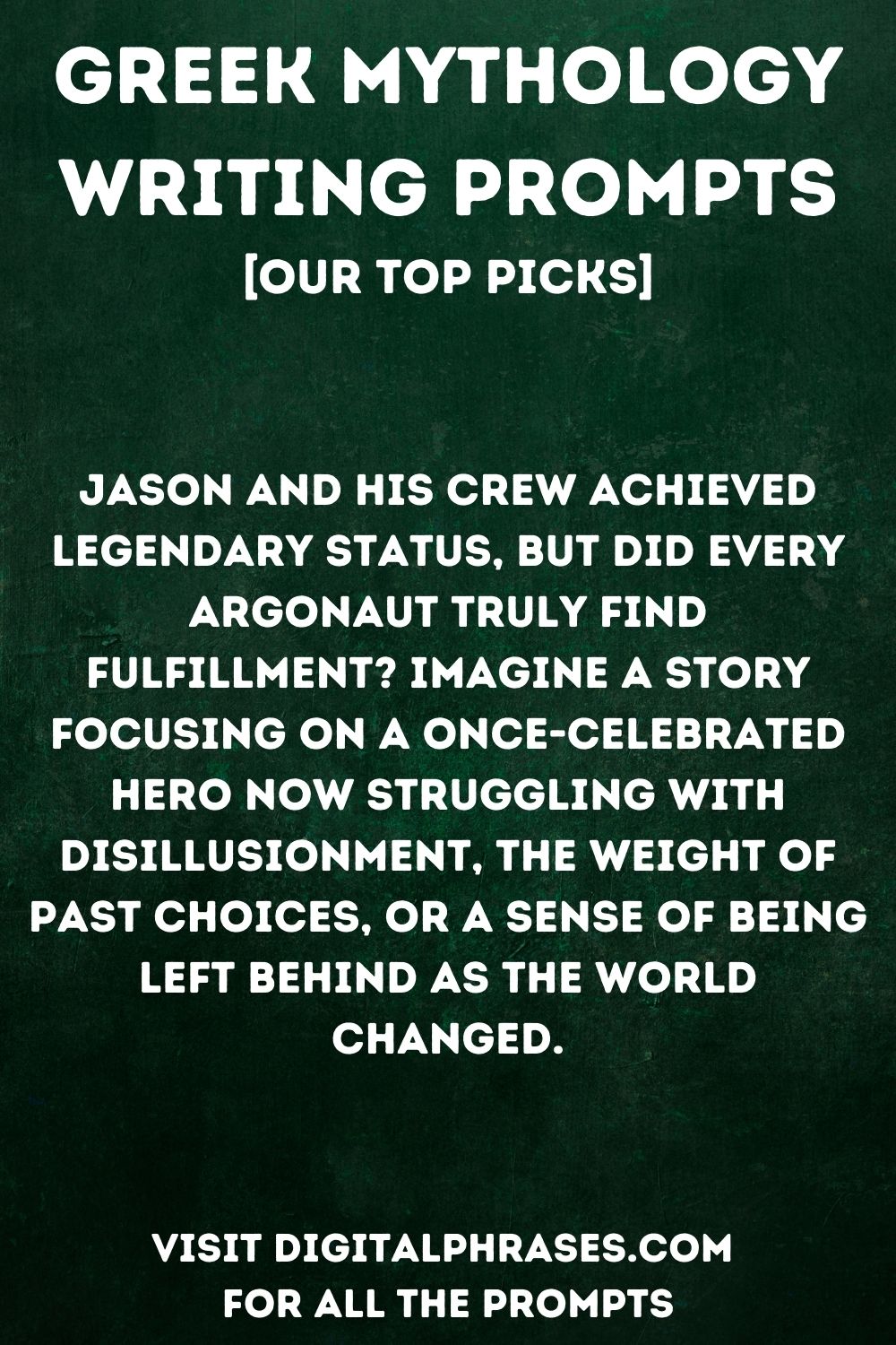 29 Writing Prompts about Greek Mythology