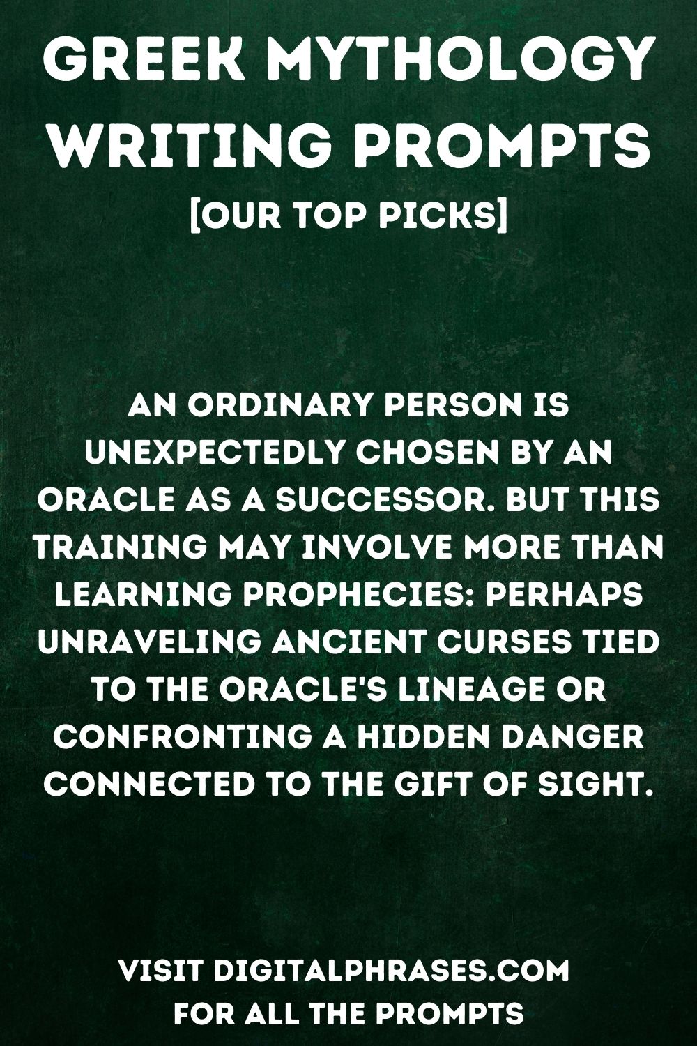 29 Writing Prompts about Greek Mythology