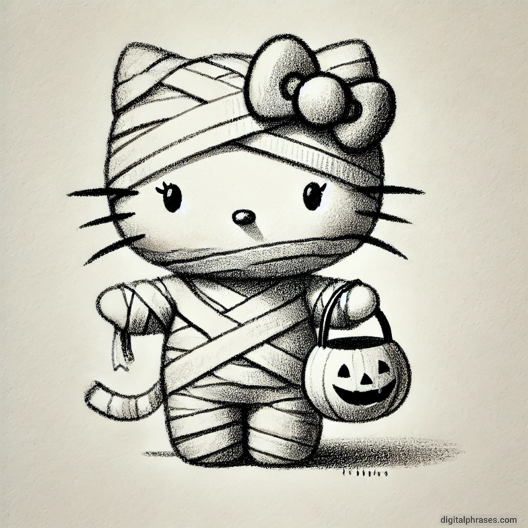 21 Hello Kitty Halloween Drawing Ideas