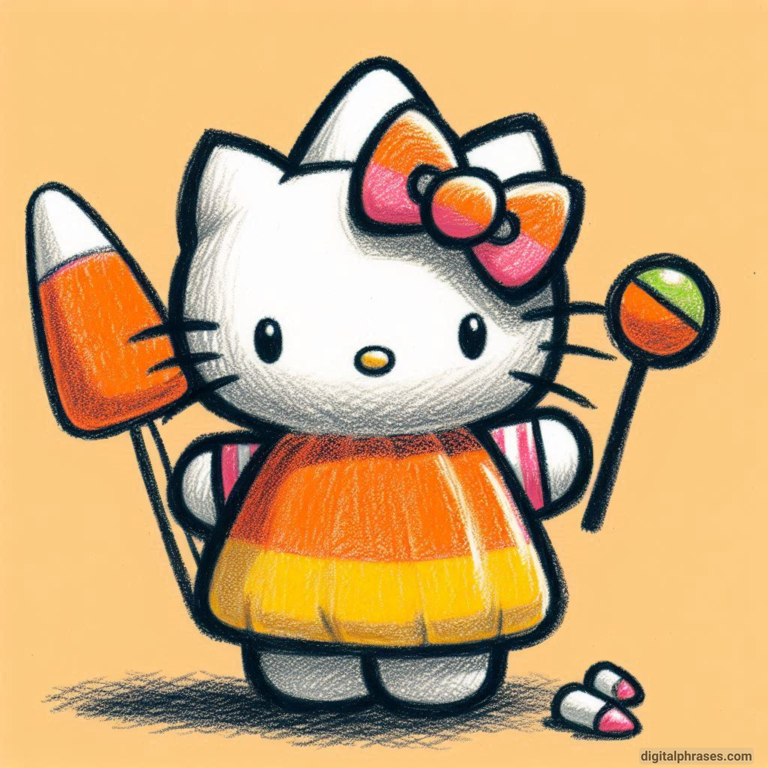 21 Hello Kitty Halloween Drawing Ideas