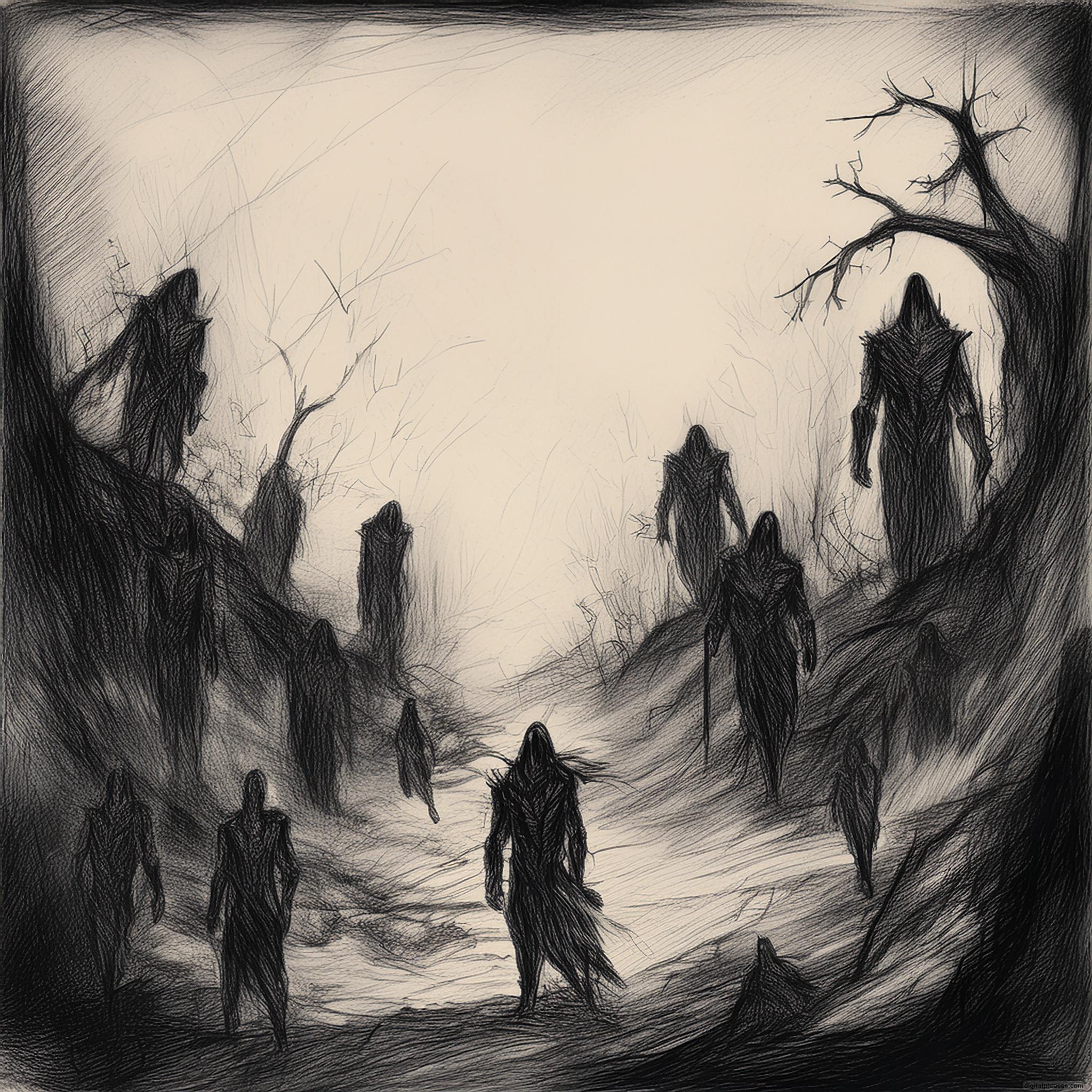 100 Horror Drawing Ideas (Difficult + Easy)