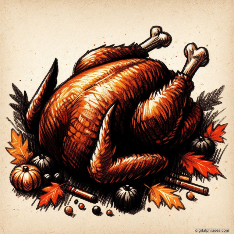 55 Thanksgiving Turkey Drawing Ideas