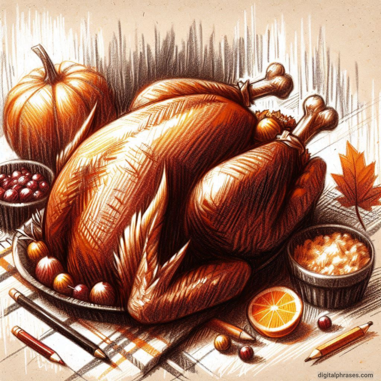 55 Thanksgiving Turkey Drawing Ideas