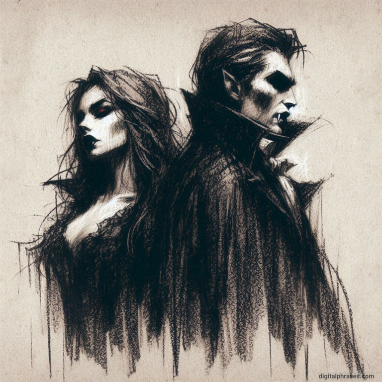 73 Vampire Couple Drawing Ideas