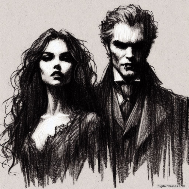 73 Vampire Couple Drawing Ideas