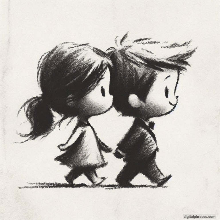 90 Cartoon Couple Drawing Ideas