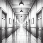72 One Point Perspective Drawing Ideas of Architecture and Buildings