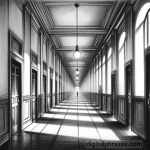 72 One Point Perspective Drawing Ideas of Architecture and Buildings