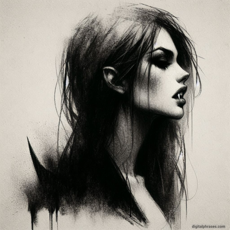 65 Female Vampire Drawing Ideas
