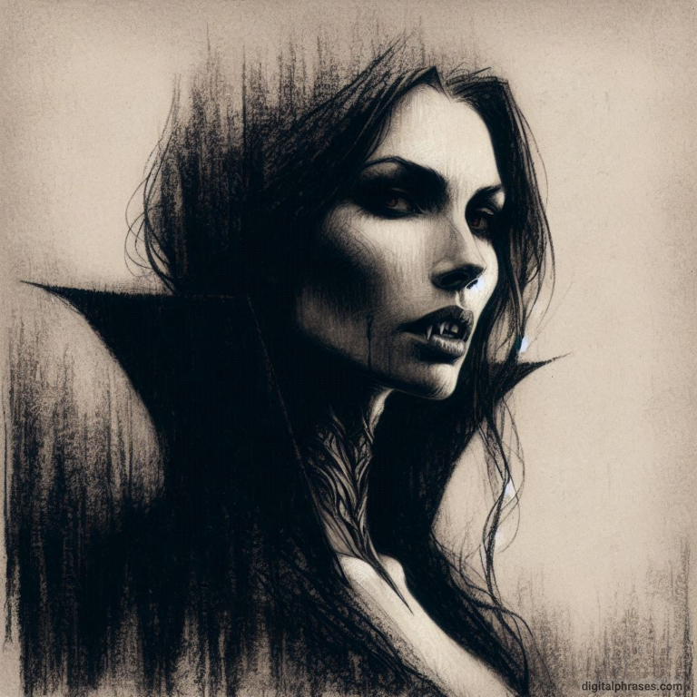 65 Female Vampire Drawing Ideas