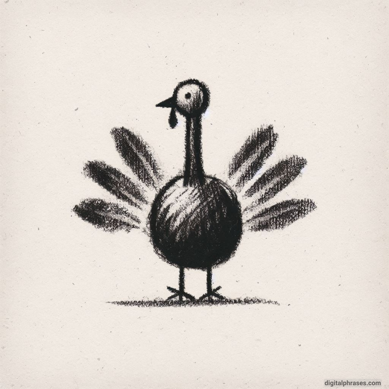 100 Turkey Drawing Ideas (Easy, Difficult, Cute, Funny and Cartoonish)