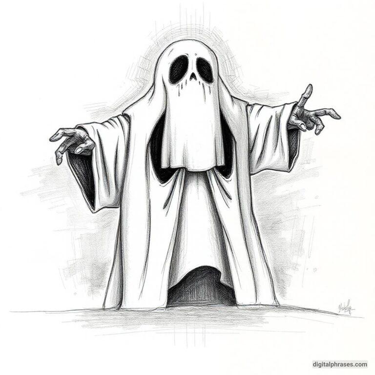 80 Drawing Ideas of Ghosts