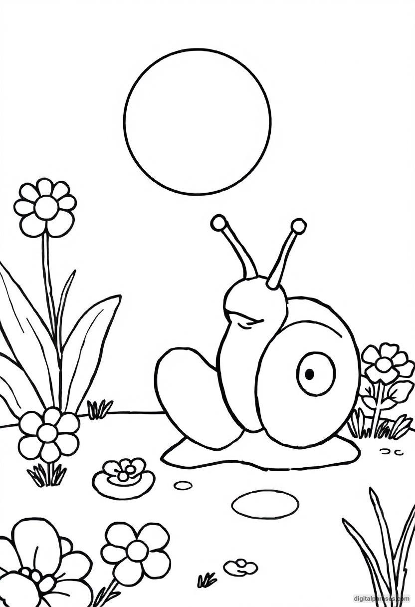 43 Snail Coloring Pages With Free PDF Printables