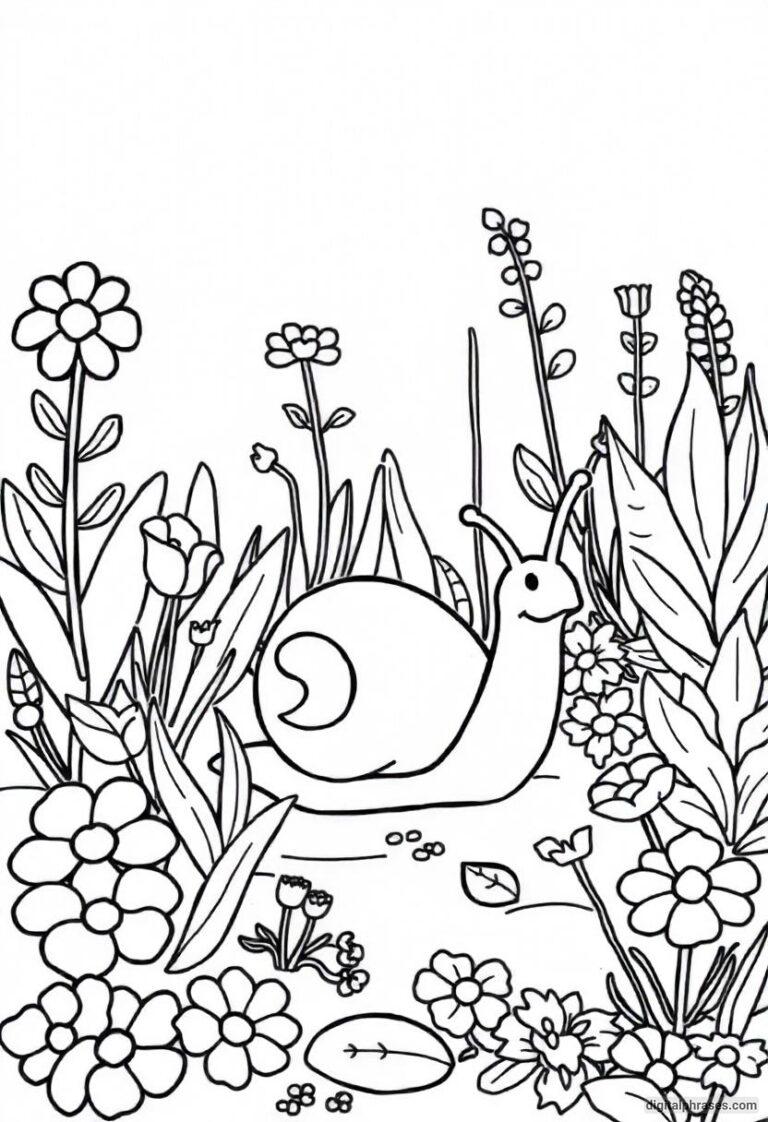 43 Snail Coloring Pages With Free PDF Printables