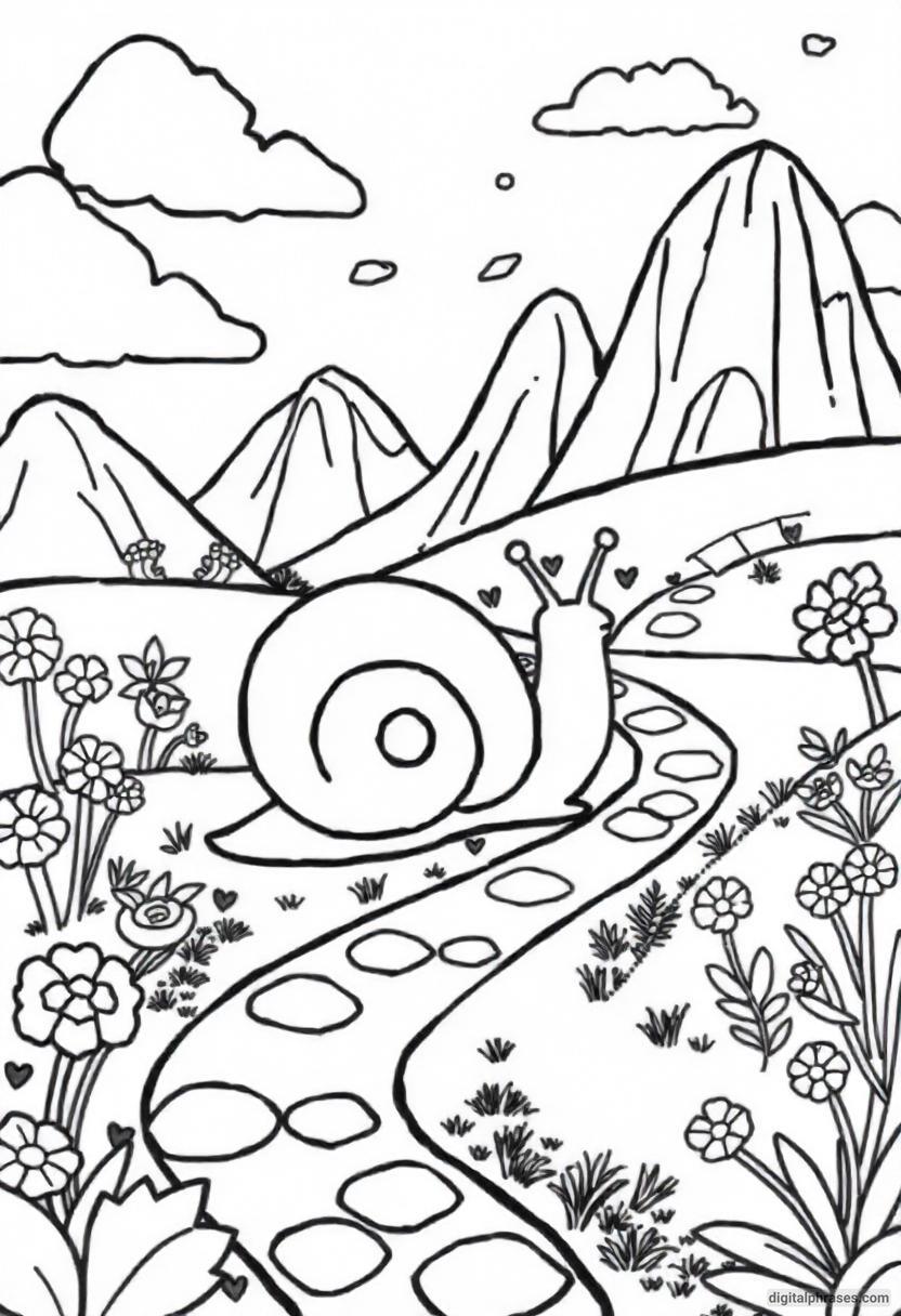43 Snail Coloring Pages With Free PDF Printables