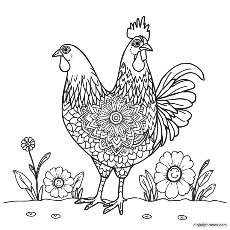 50 Animal Coloring Pages For Kids and Adults