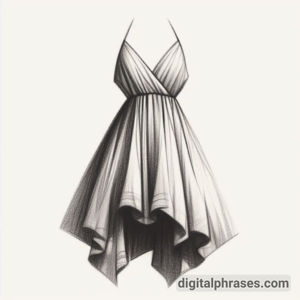 28 Cute, Simple and Easy Dress Drawing Ideas For Beginners