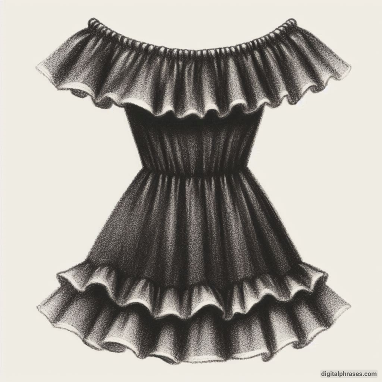 28 Cute, Simple and Easy Dress Drawing Ideas For Beginners