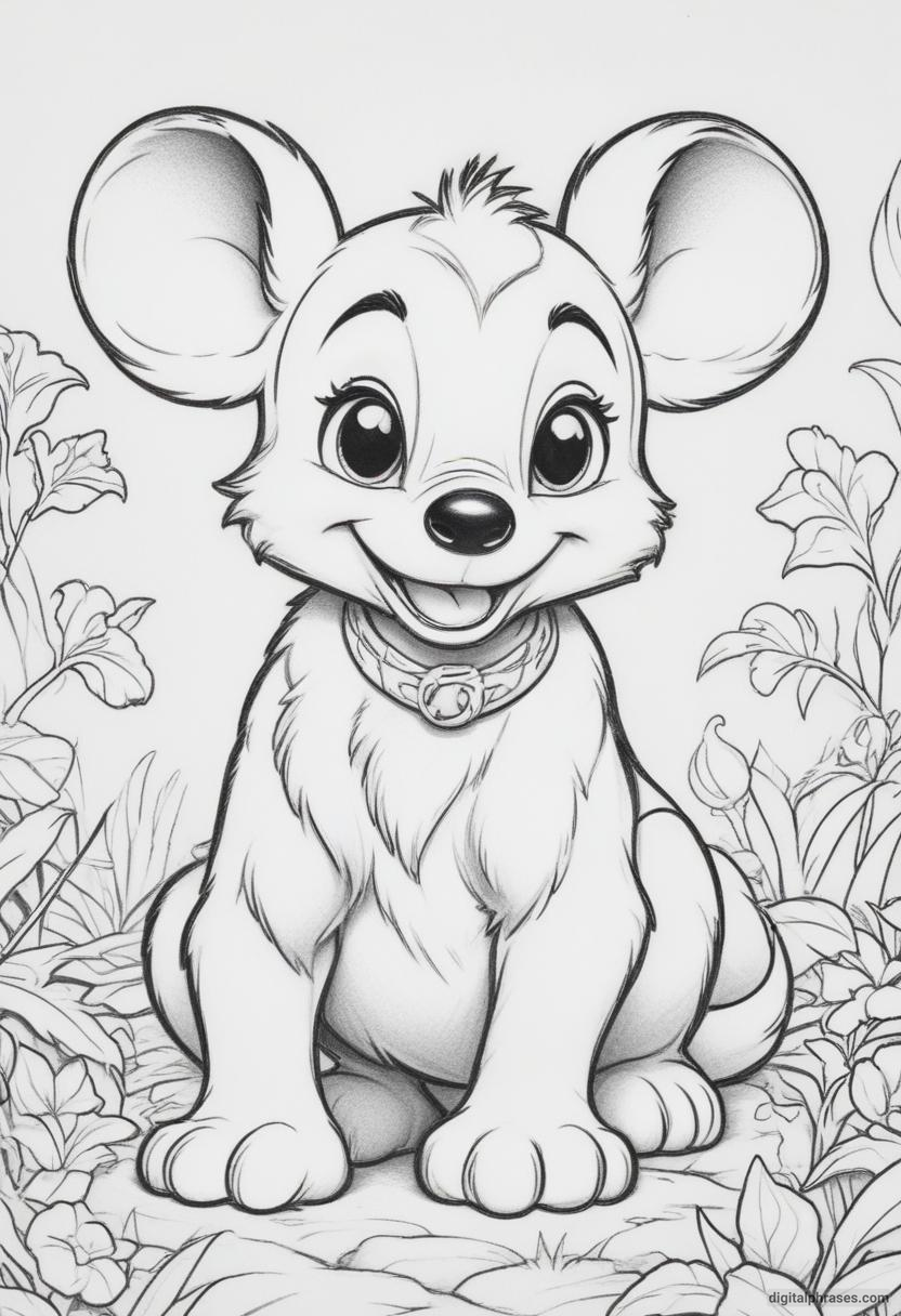 24 Disney Animal Coloring Pages